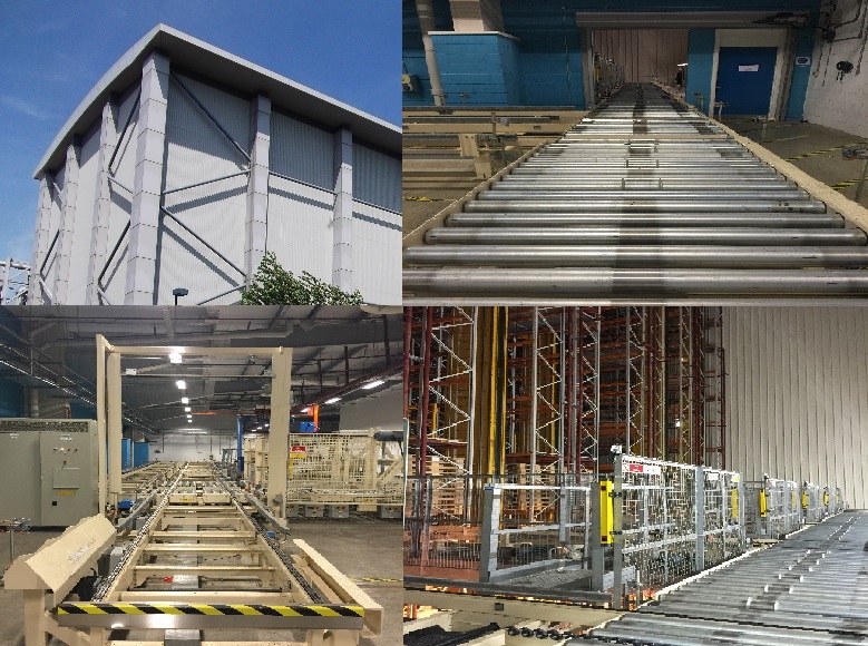 Automated warehouse facility in Sandwich, Kent